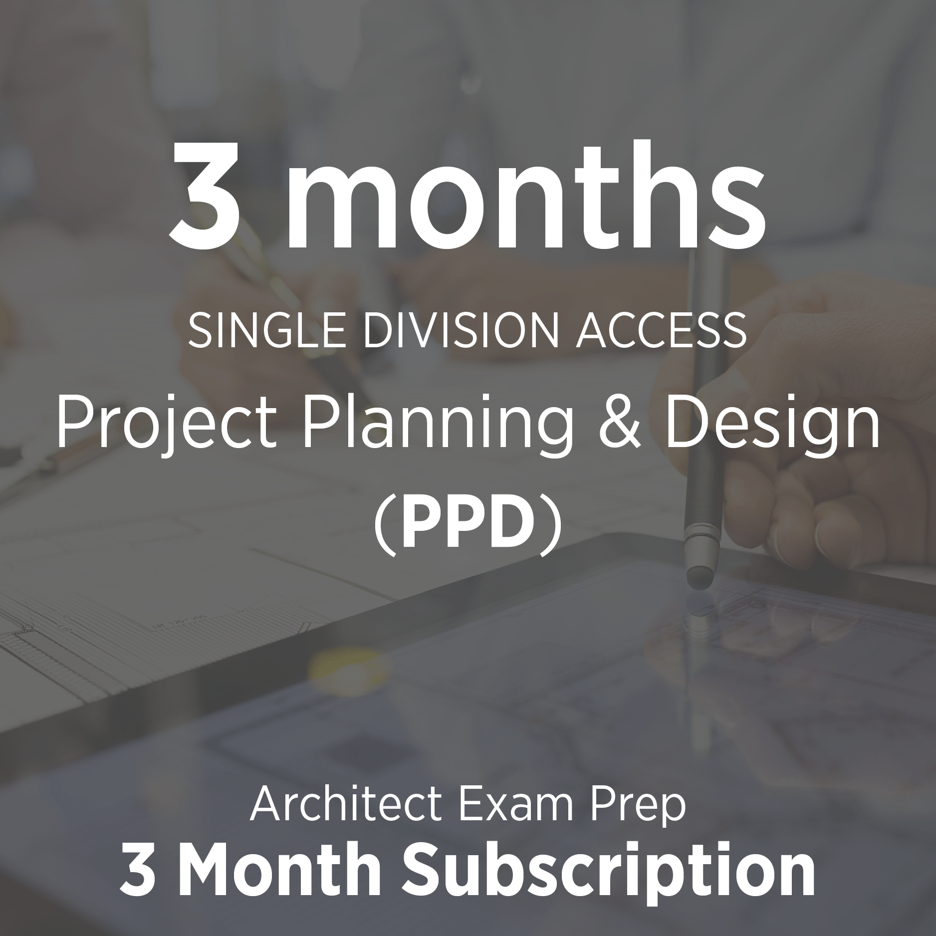 Project Planning & Design (PPD): 3 Month Subscription – Architect Exam ...